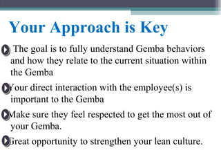 Gemba walk discussion | PPT