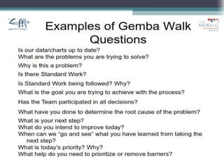 Gemba walk discussion | PPT