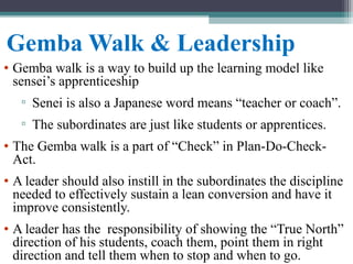 Gemba walk discussion | PPT