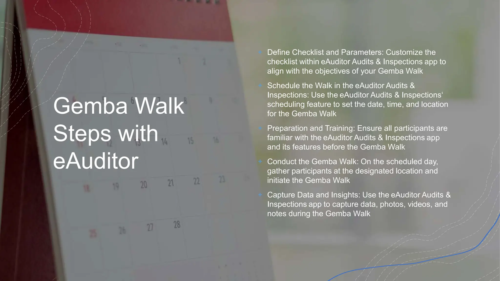 Gemba Walk eAuditor Audits & Presentations | PPTX