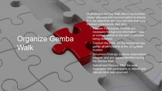 Gemba Walk eAuditor Audits & Presentations | PPTX