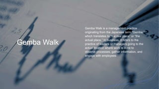 Gemba Walk eAuditor Audits & Presentations | PPTX