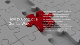 Gemba Walk eAuditor Audits & Presentations | PPTX