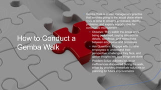 Gemba Walk eAuditor Audits & Presentations | PPTX