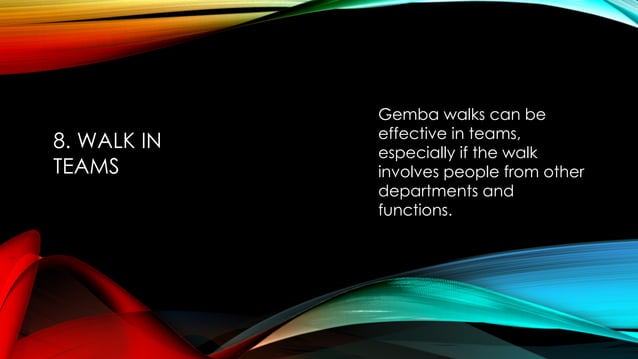 Gemba Walk - A powerful tool to reduce waste and increase productivity | PPTX