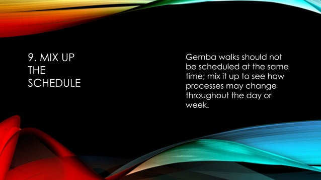 Gemba Walk - A powerful tool to reduce waste and increase productivity | PPTX