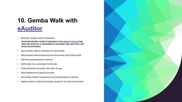 Gemba Walk Template eAuditor Audits & Inspections.pptx