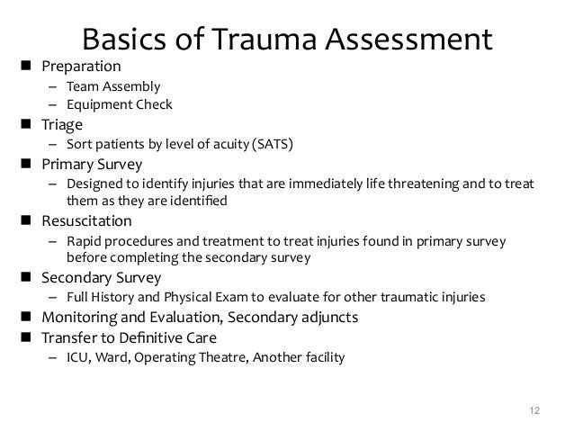 GEMC - Medical Student - Trauma - Initial Assessment and Management o…