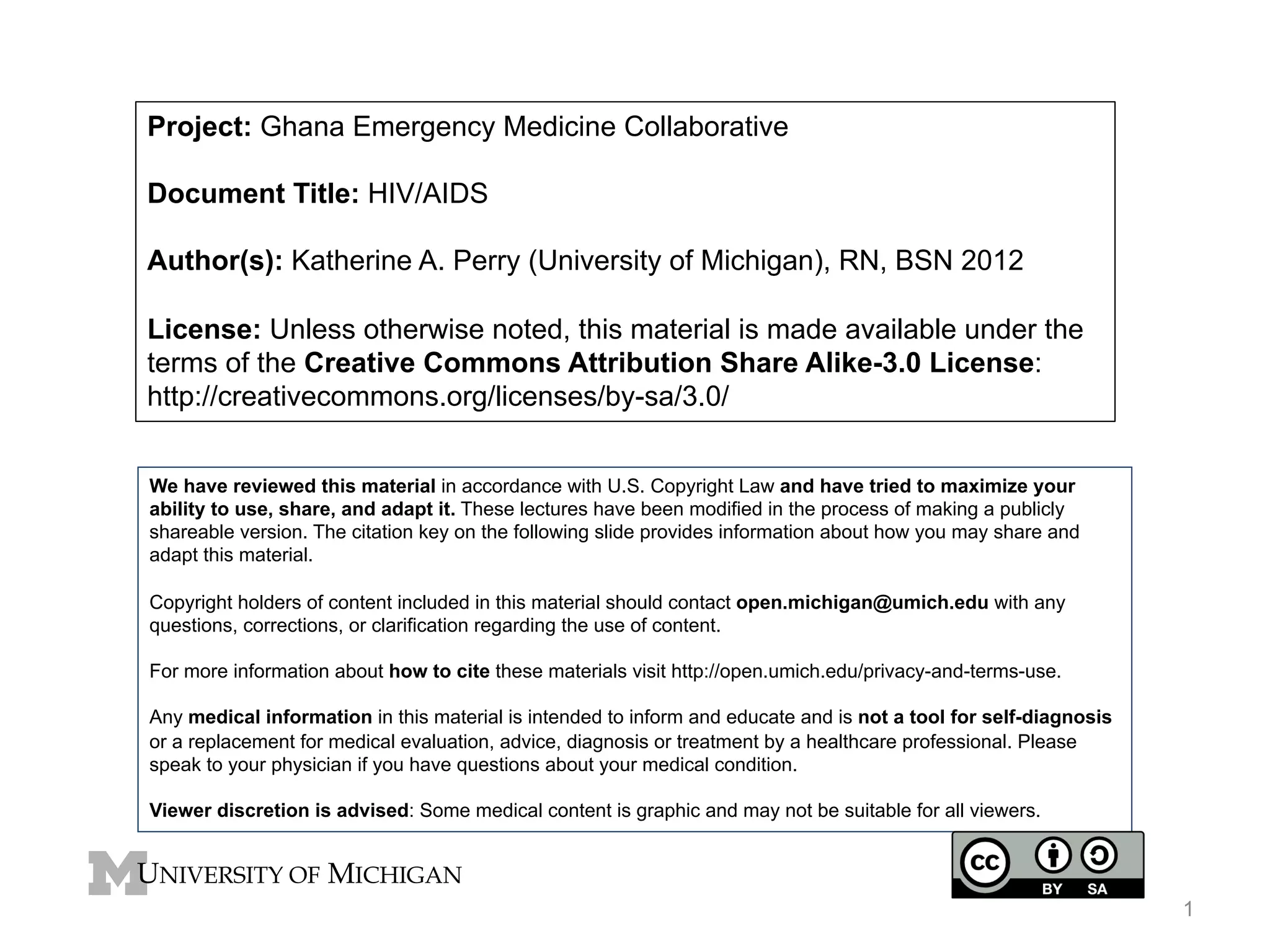 GEMC - HIV/AIDS - for Nurses | PDF
