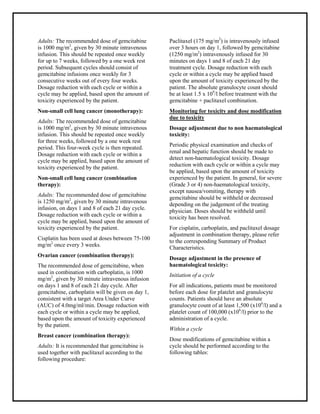 Gemcitabine 200mg, 1g powder for solution for infusion smpc taj ...