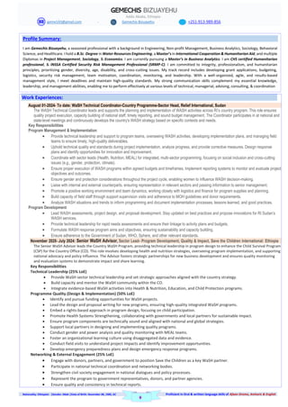 Gemechis_Bizuayehu_CV_2025_Updated_Version | PDF