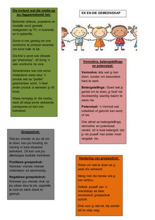 EK EN DIE GEMEENSKAP | DOCX