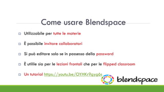 Gemellaggi elettronici e tecnologie blendspace | PPT