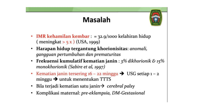 PPT EDUKASI KEHAMILAN KEMBAR ATAU GAMELI | PPT