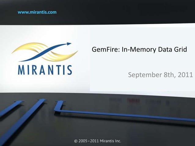 GemFire In Memory Data Grid | PPTX
