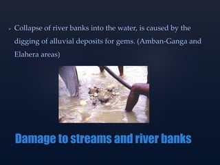 Environmental threats and Land Reclamation on underground mining of Gem ...