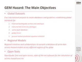 GEM’s hazard products: outcomes and applications | PPT