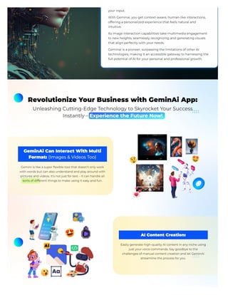 World's First True Google's New Gemini Ai Model-Powered App | PDF