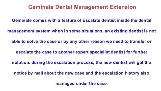 Geminate Dental Management Extension | PDF | Operating Systems ...