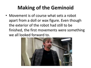 Geminoid - DK | PPTX