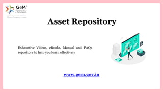 GeM Learning Management System | PPT