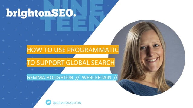 How to use programmatic to support global search | PPT