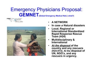 GEMNET Global Emergency Medical Net | PPT
