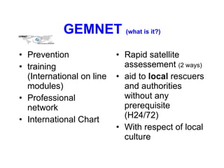 GEMNET Global Emergency Medical Net | PPT