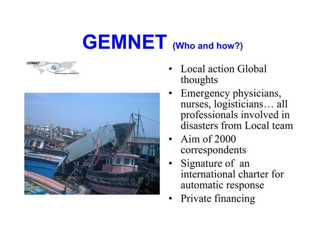GEMNET Global Emergency Medical Net | PPT