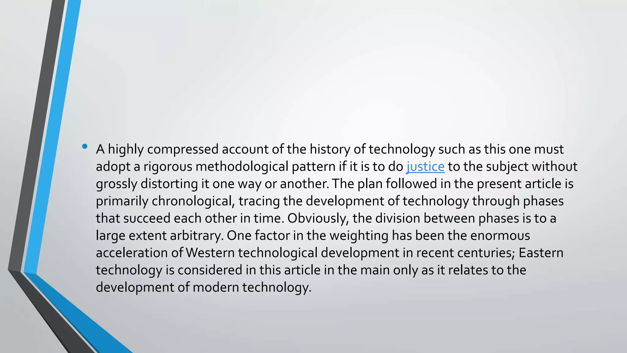 HISTORY OF TECHNOLOGY | PPT