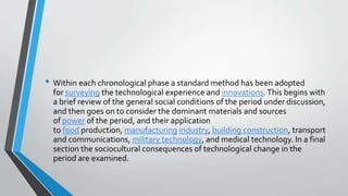 HISTORY OF TECHNOLOGY | PPT