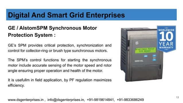Ge Motor Protection Numerical Relays | PDF