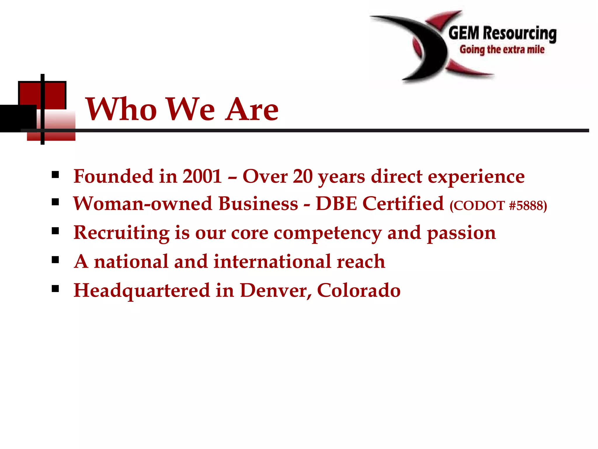 Gem Overview 2009 | PPT