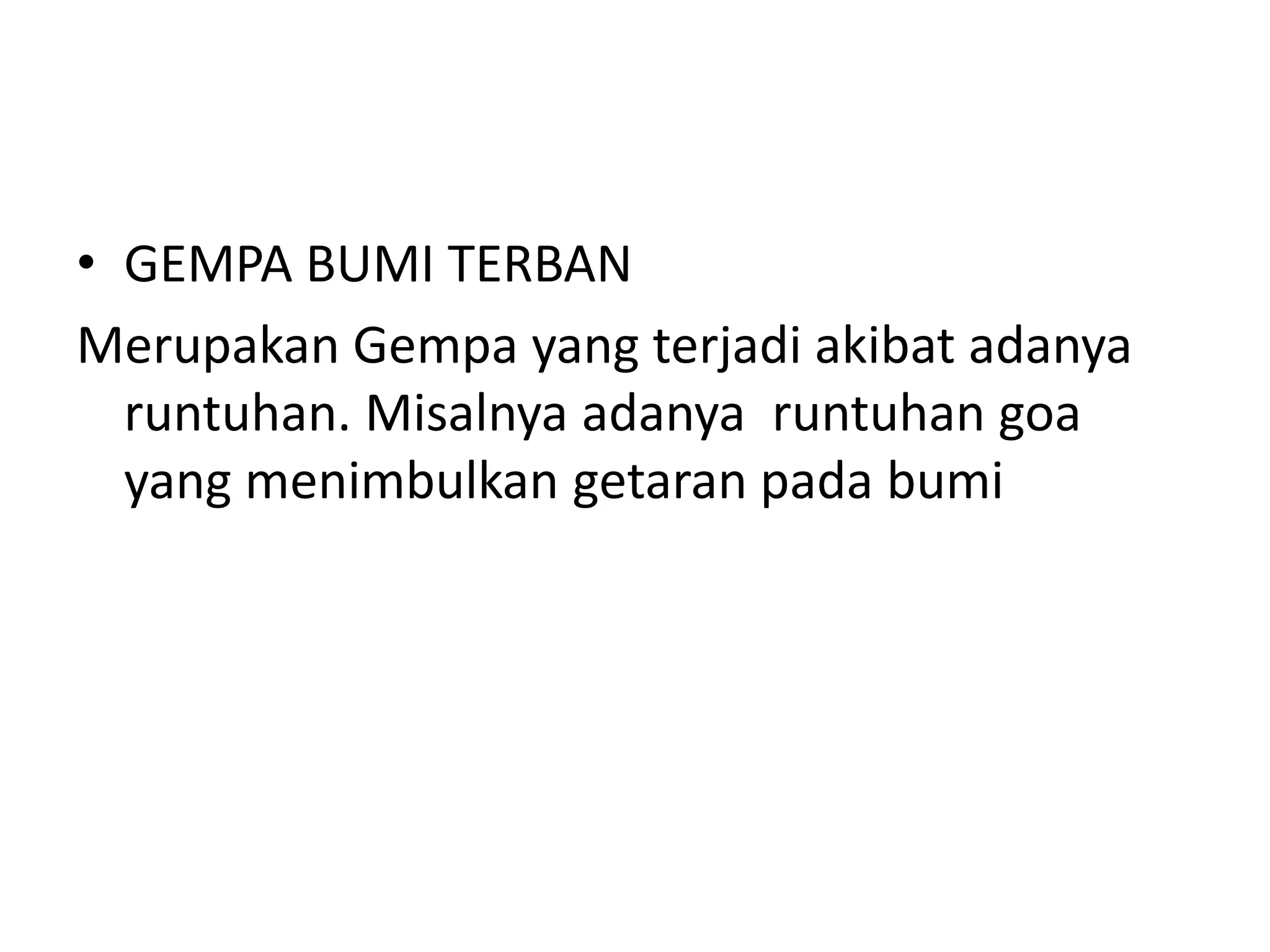 Gempa bumi | PPTX