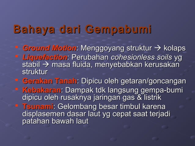 Gempa bumi | PPT