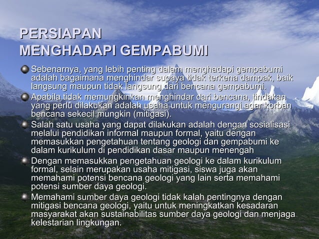 Gempa bumi | PPT