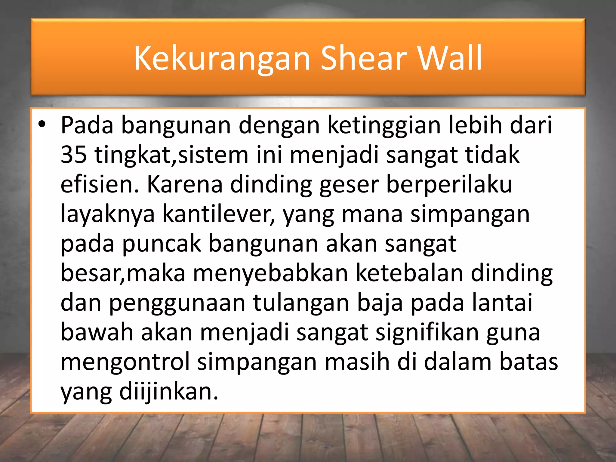 Dinding struktural dan non struktural | PPTX