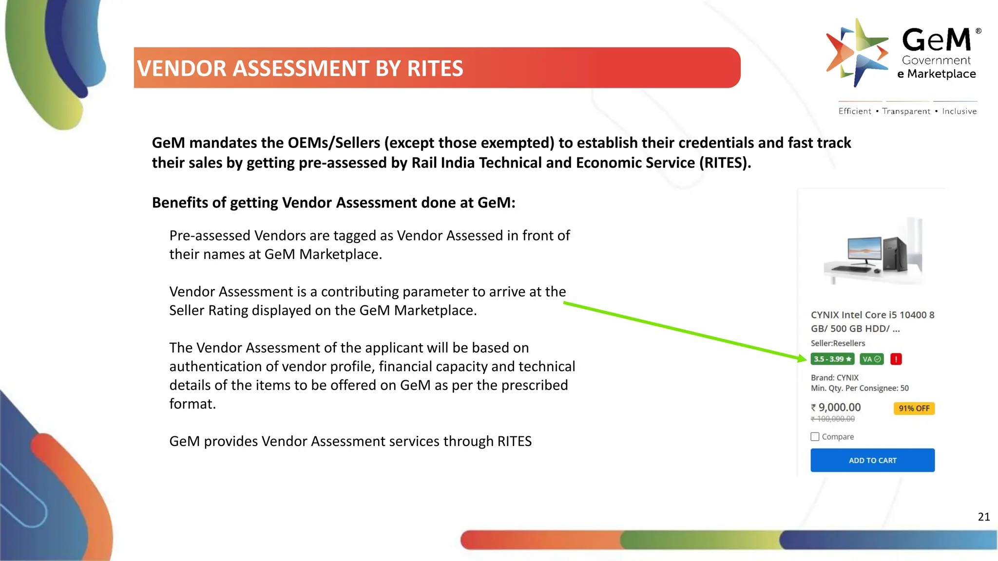 Government e Marketplace GeM Presentation | PDF