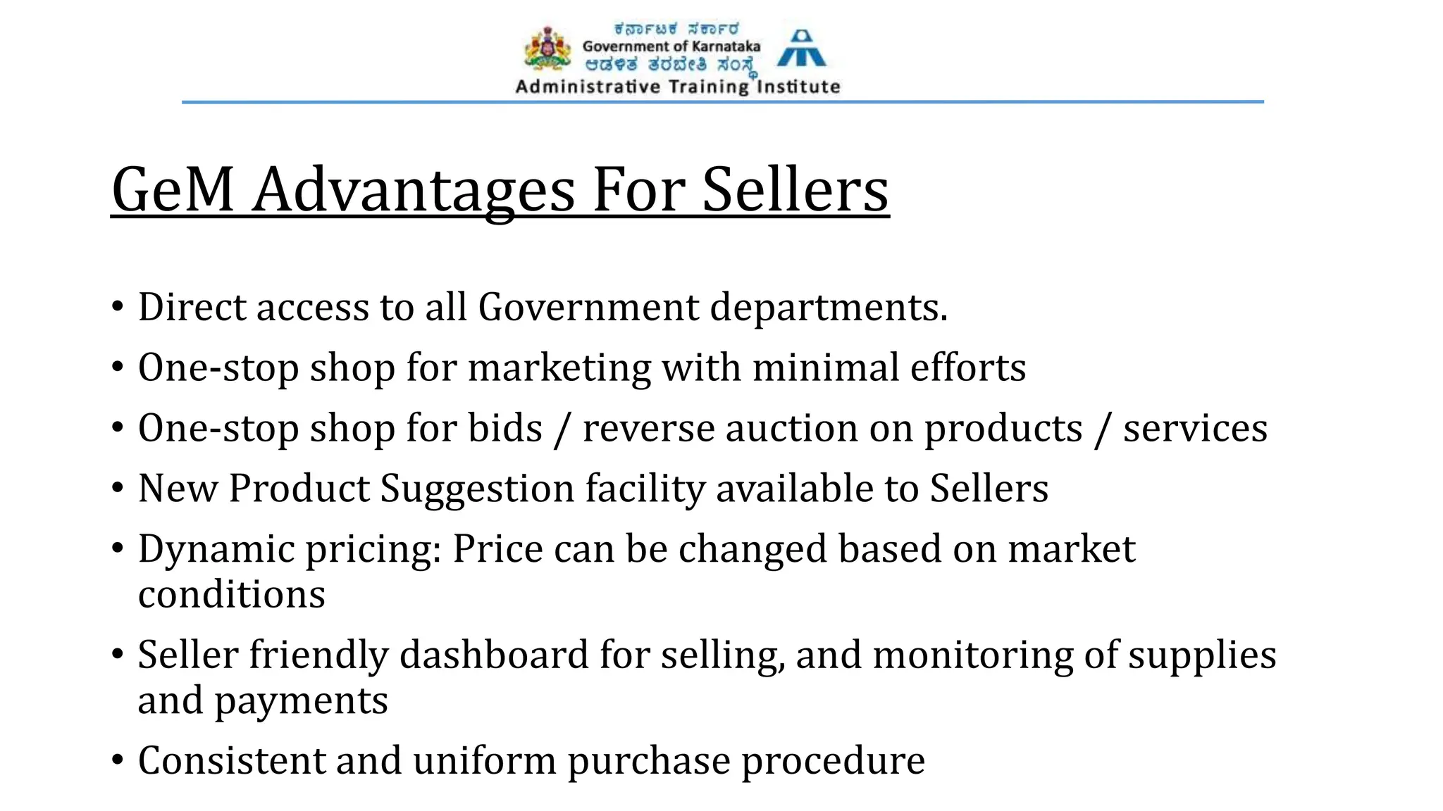 gem ppt government e market introduction | PPTX