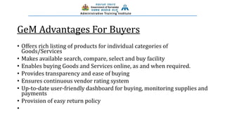 gem ppt government e market introduction | PPTX