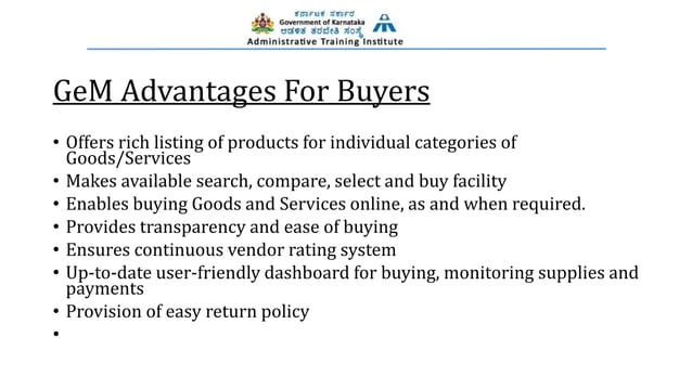 gem ppt government e market introduction | PPTX | Commodities | Economy