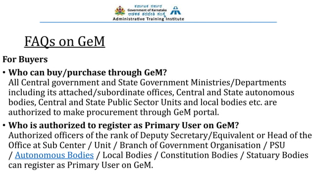 gem ppt government e market introduction | PPTX | Commodities | Economy