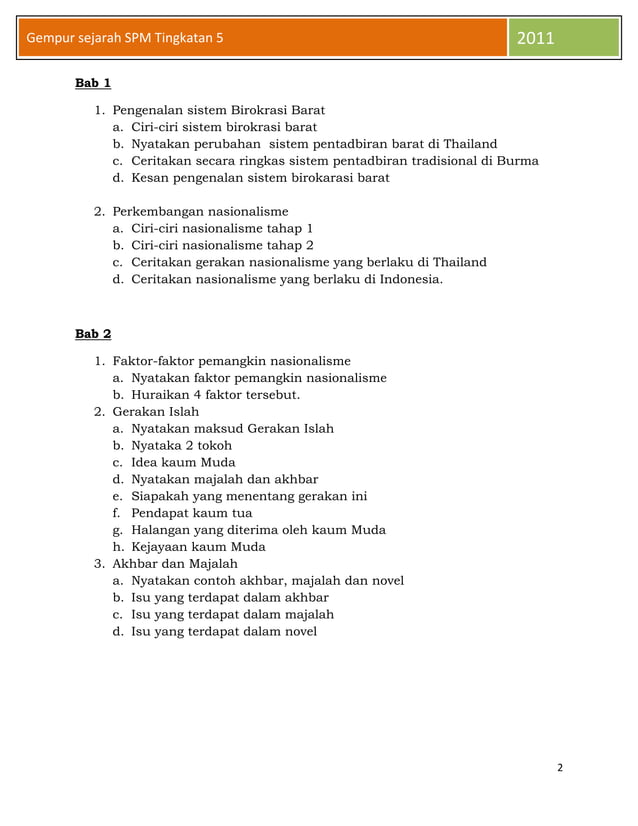 Gempur spm tingkatan 5 | DOCX