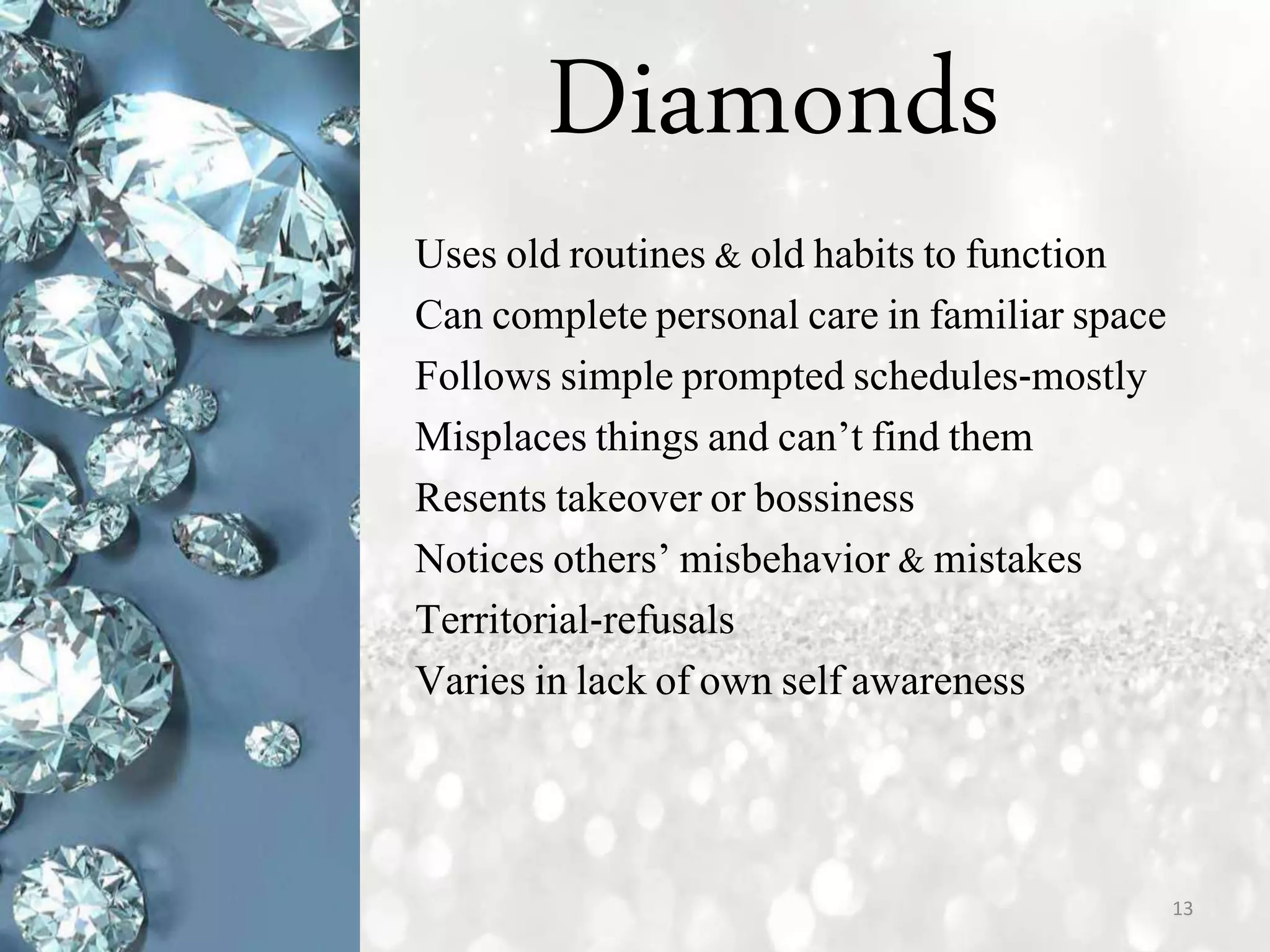 Gems-Teepa Snow's Dementia Staging | PPTX