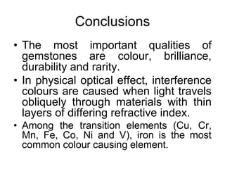 Gems colour | PPTX