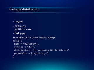 Gems in the python standard library | PPT