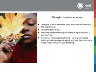 Mindfulness Coaching Session 1 - Attention & The Now | PPTX