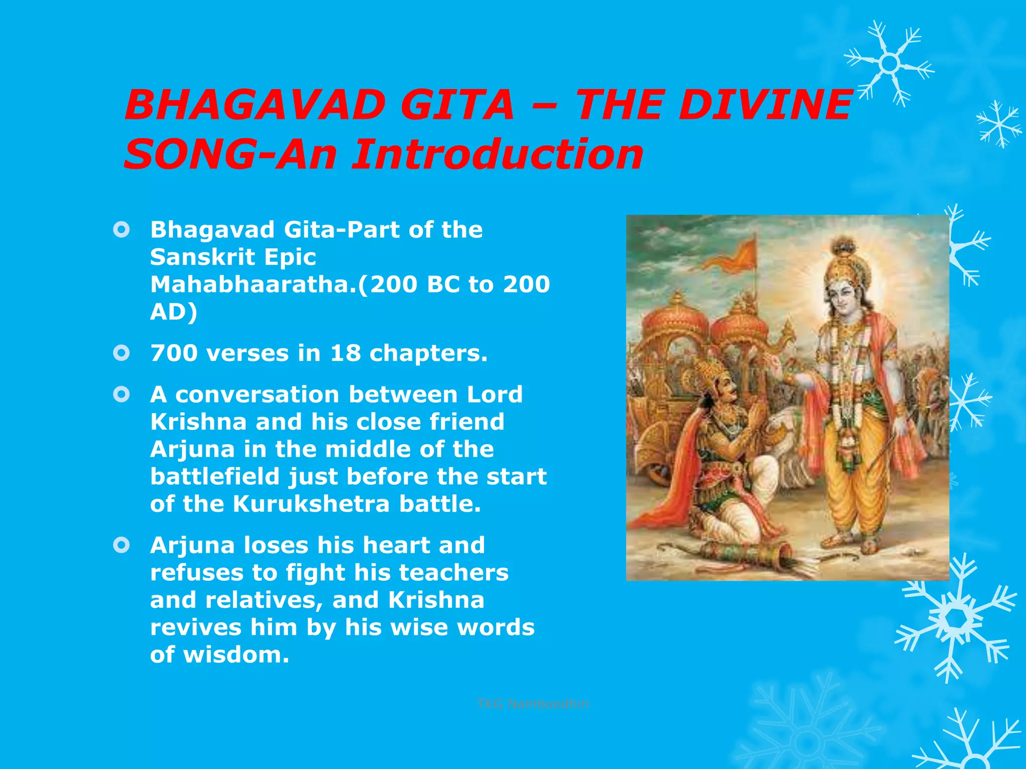 Gems of bhagavad gita chapter. 9 | PPTX