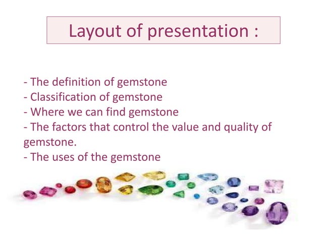 Gemstone | PPTX