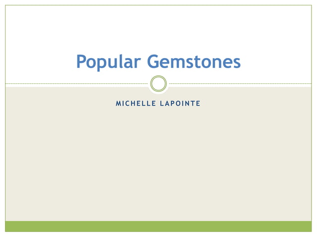 Gemstone | PPTX